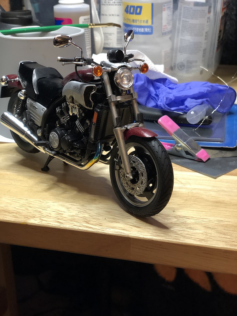 2007 Yamaha Vmax Final Edition Motorcycle -- Plastic Model Motorcycle ...