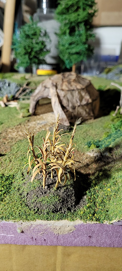 Dried Corn Stalks -- O Scale Model Railroad Farm Scenery -- #95589 ...