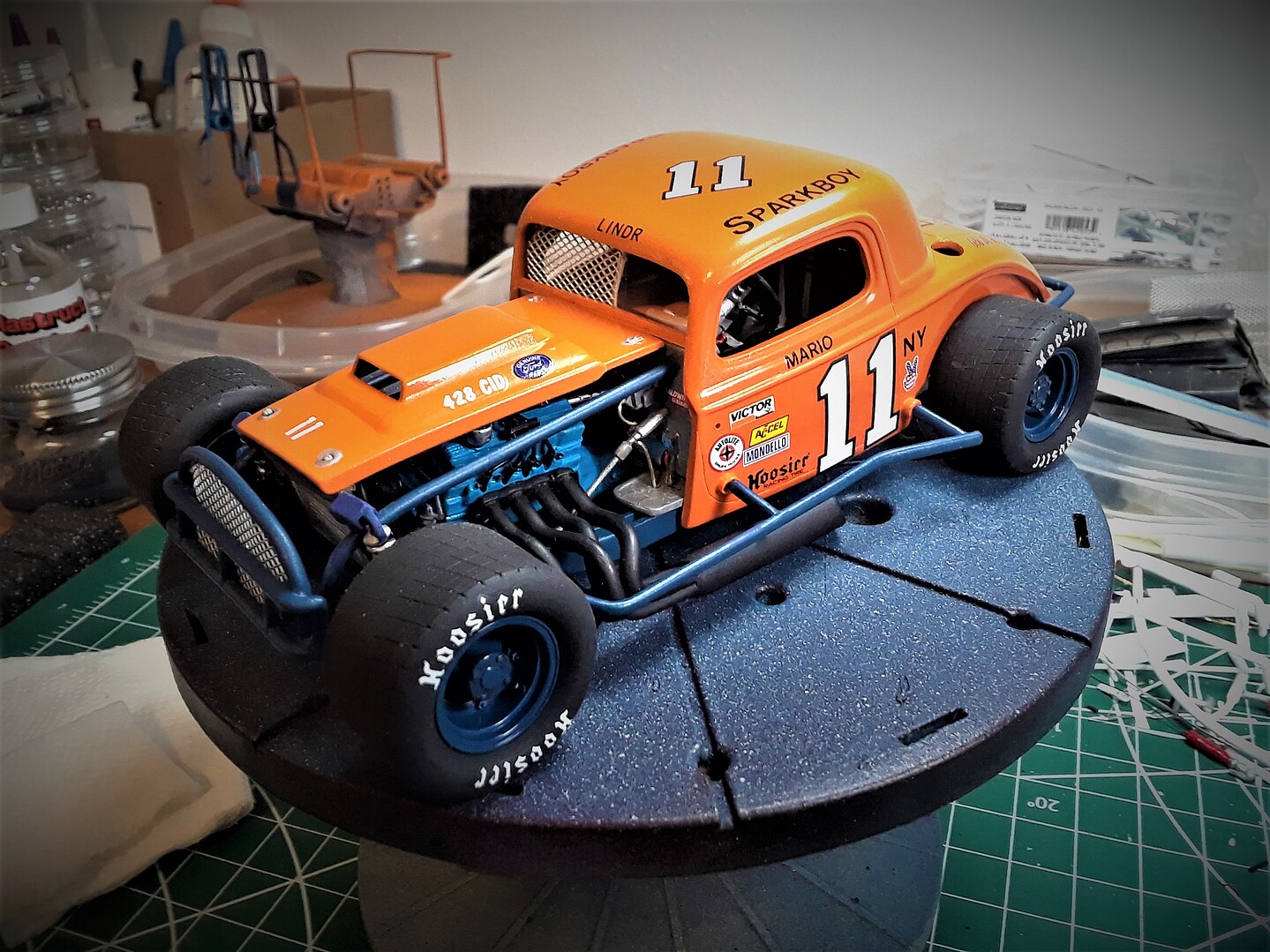 '34 Slammer Modified 2T -- Plastic Model Car Vehicle Kit -- 1/25 Scale ...