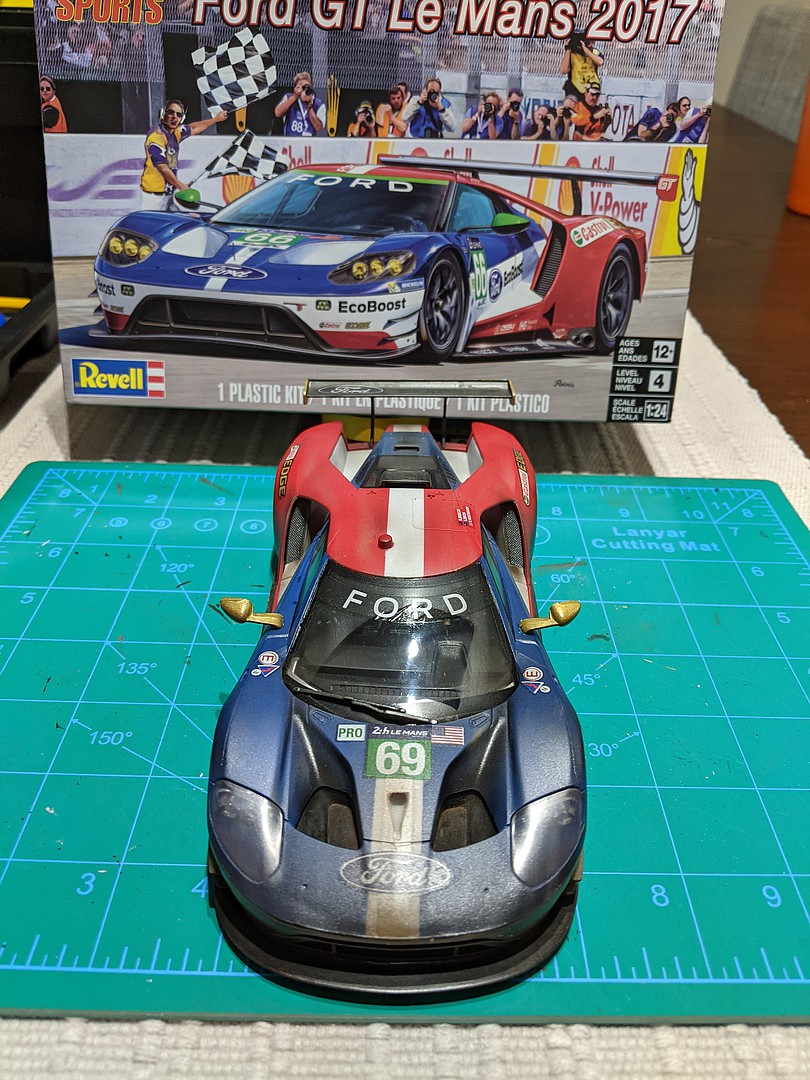 Ford GT LeMans 2017 Race Car -- Plastic Model Car Kit -- 1/24 Scale ...