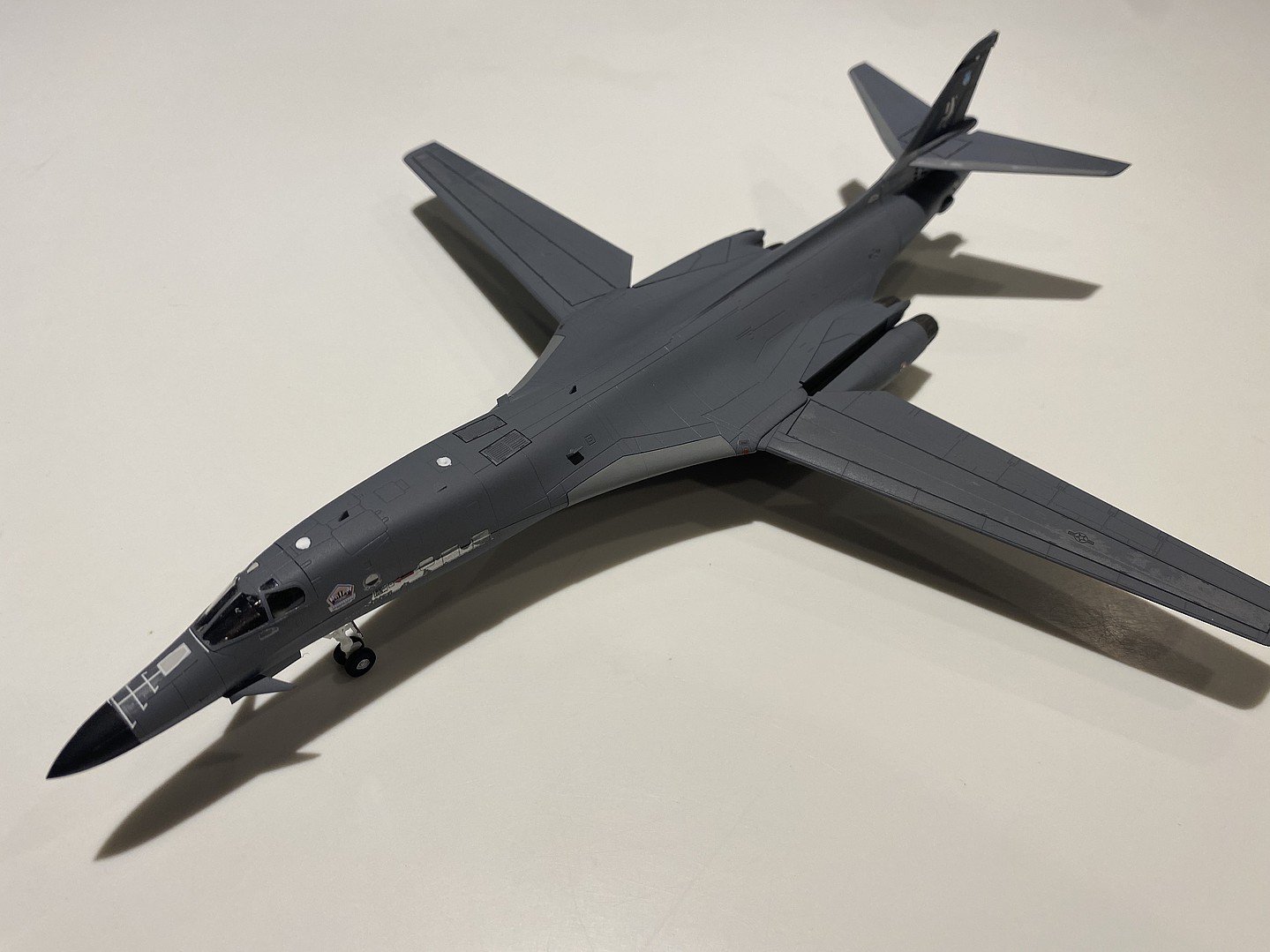 USAF B1B 34th BS Thunderbirds Aircraft -- Plastic Model Airplane Kit ...