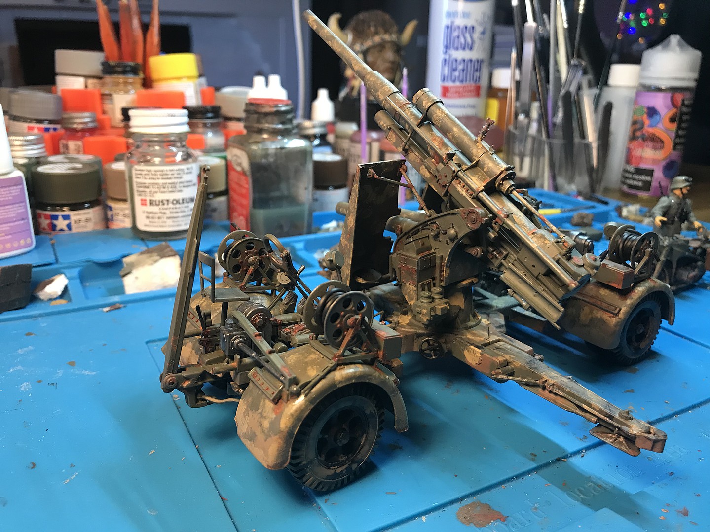 German 88mm Gun Flak 36/37 -- Plastic Model Military Diorama Kit -- 1/35 Scale -- #35017 ...