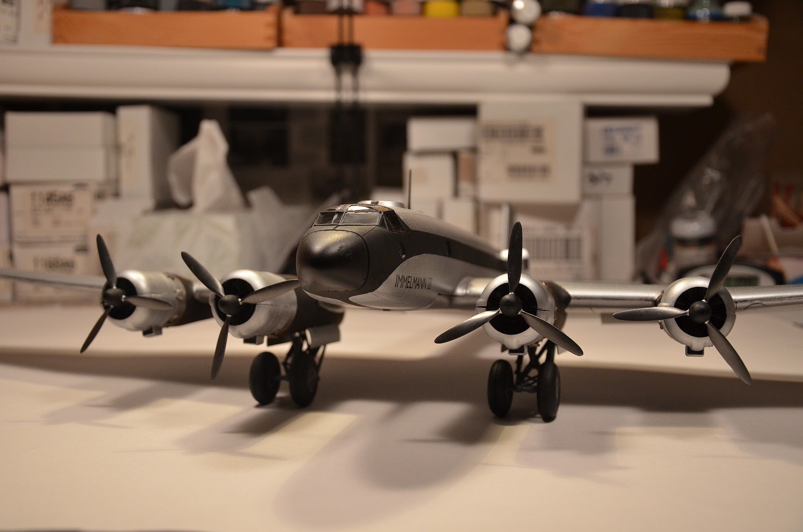 Fw200C4 Condor Aircraft -- Plastic Model Airplane Kit -- 1/48 Scale ...