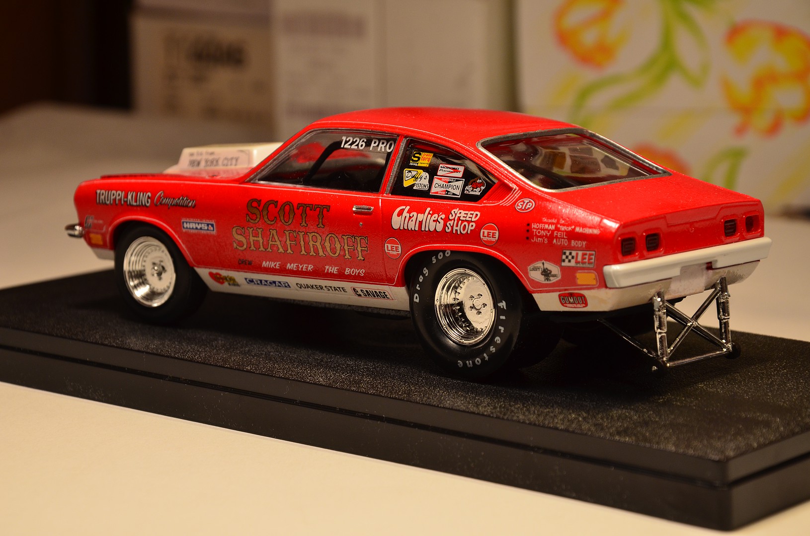 1972 Chevy Vega Pro Stock -- Plastic Model Car Vehicle Kit -- 1/25 ...