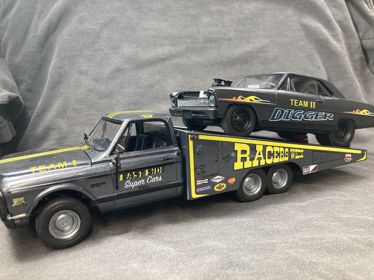 1966 Chevy Nova Pro Street -- Plastic Model Car Kit -- 1/25 Scale ...