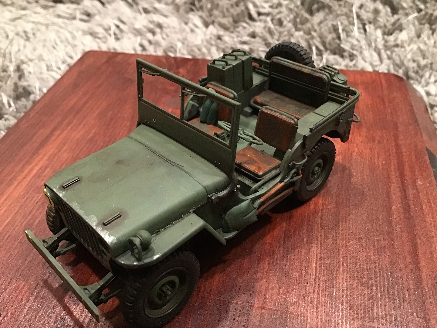 US Willys MB Jeep -- Plastic Model Military Vehicle Kit -- 1/35 Scale ...