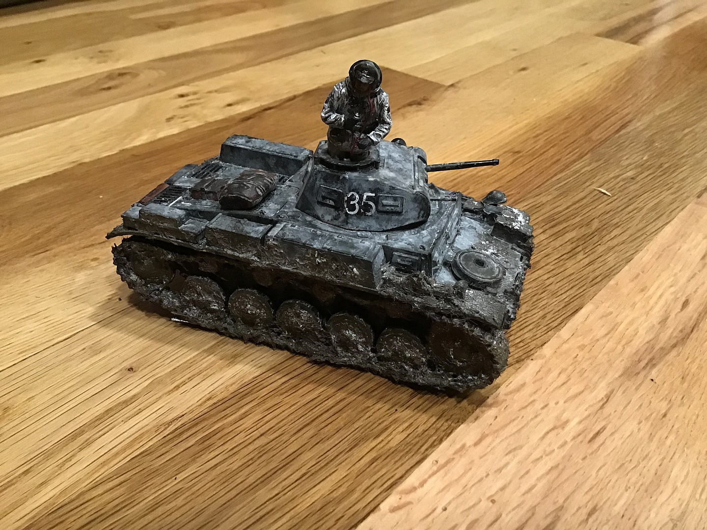 German Panzerkampfwagen II -- Plastic Model Military Vehicle Kit -- 1/ ...