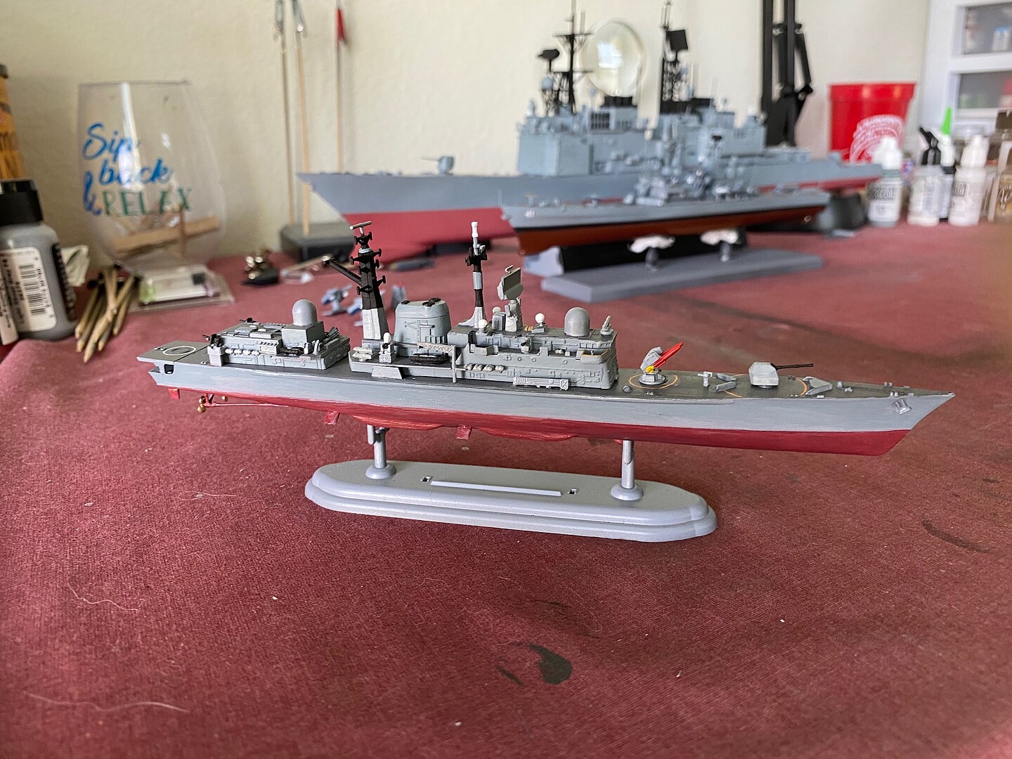 HMS Sheffield Type 42 Batch 1 Destroyer (2 in 1) -- Plastic Model ...