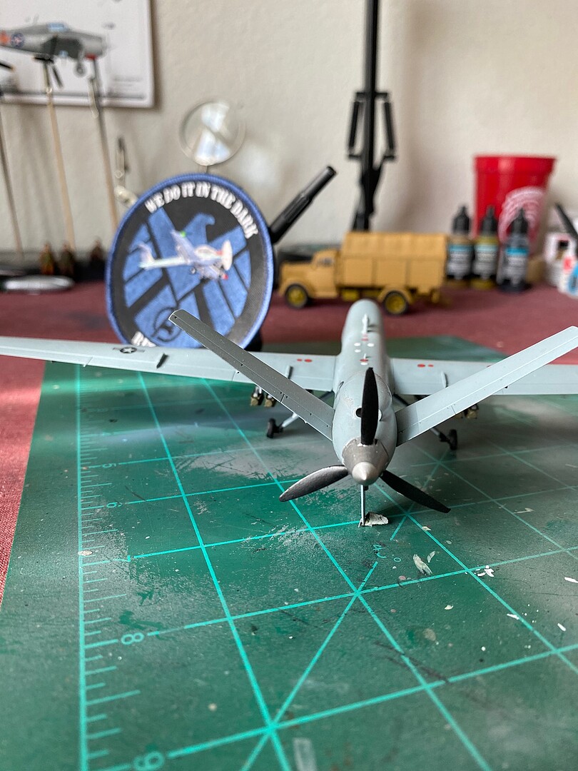 MQ-9 Reaper Unmanned Aerial Vehicle -- Plastic Model Airplane Kit -- 1/ ...