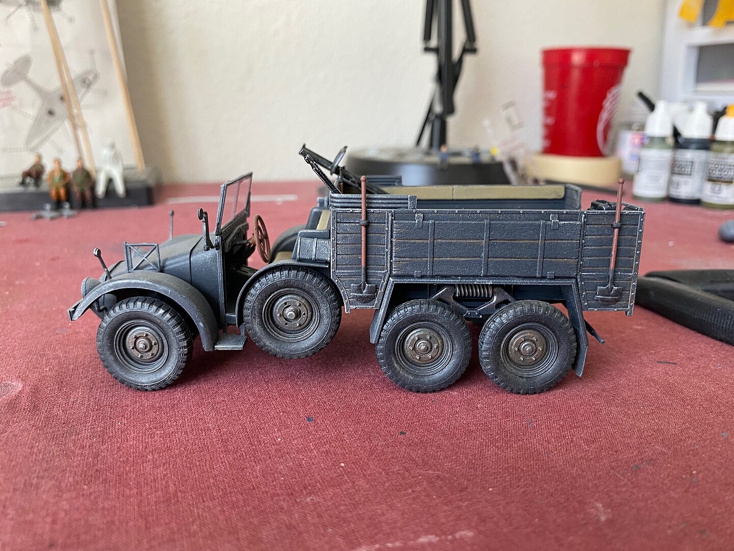 Gallery Pictures Tamiya German 6x4 Truck Krupp Protze Plastic Model ...