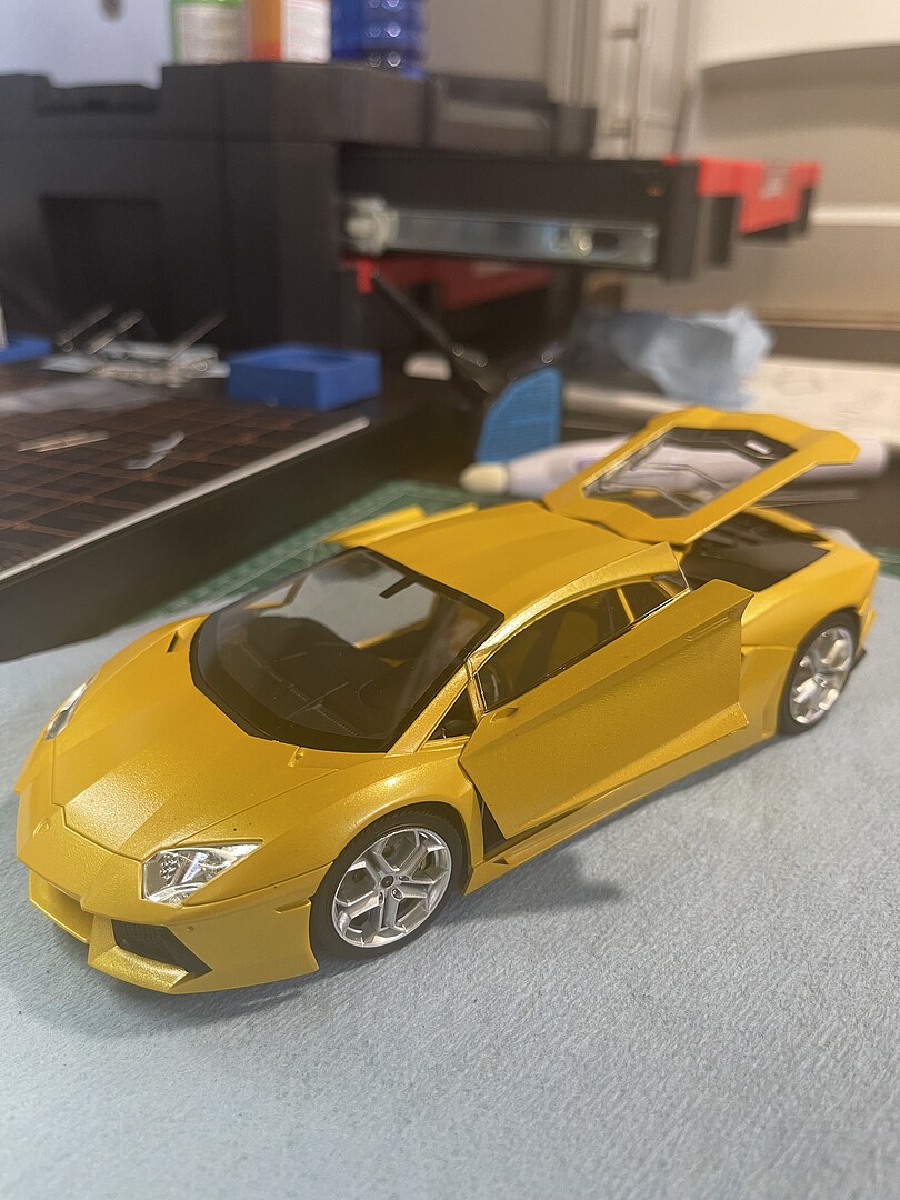 2011 Lamborghini Aventador LP700-4 Sports -- Plastic Model Car Vehicle ...