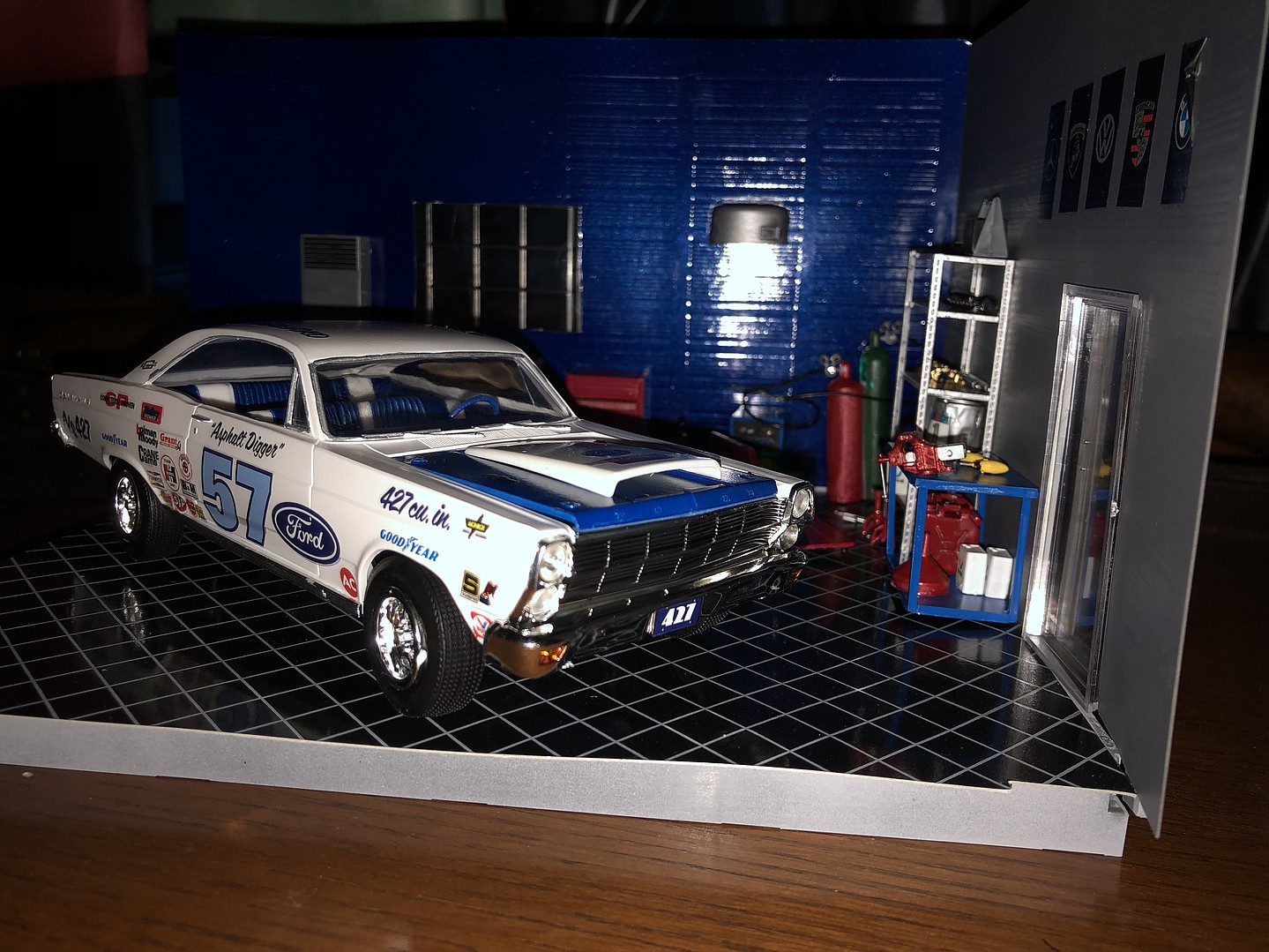 1966 Ford Fairlane 427 -- Plastic Model Car Truck Vehicle Kit -- 1/25 ...