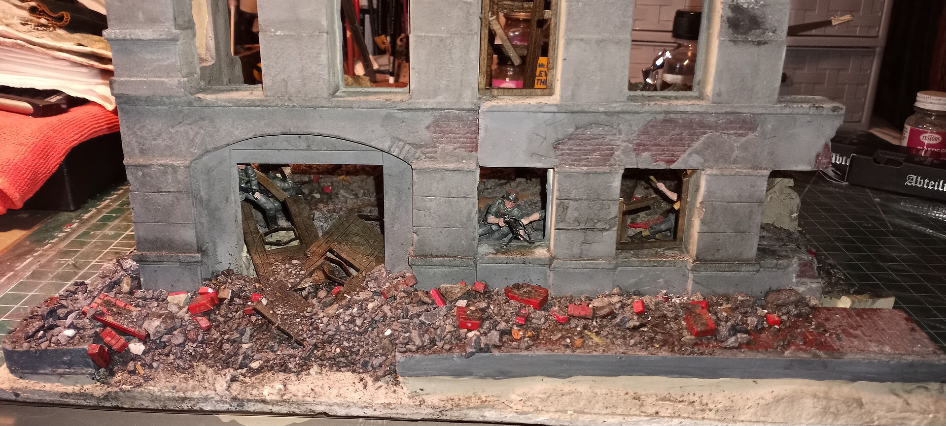 Ruined Small 3-Story Government Building Pictures