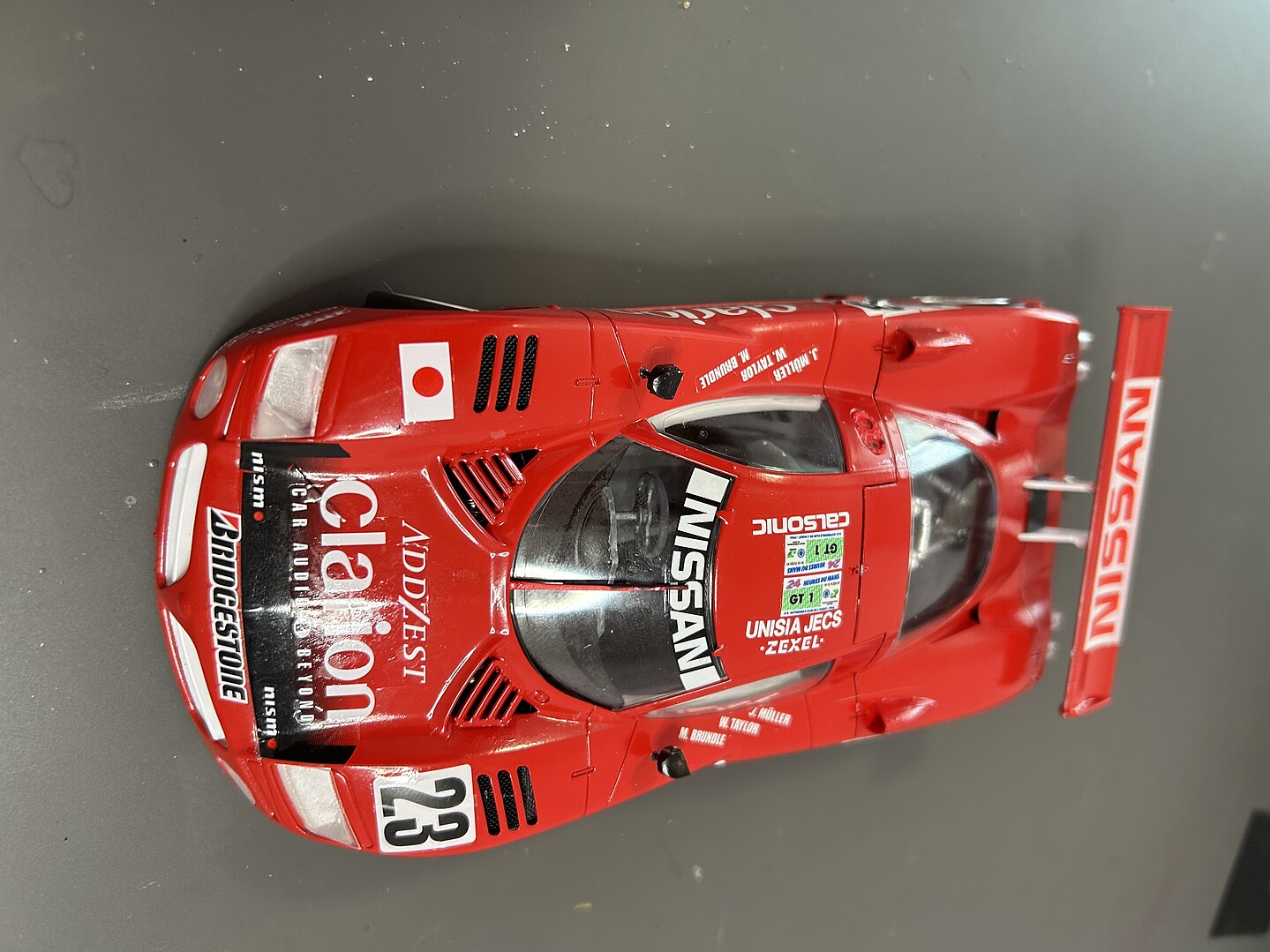 Nissan R390 GT1 Racecar GT1 -- Plastic Model Car Kit -- 1/24 Scale ...