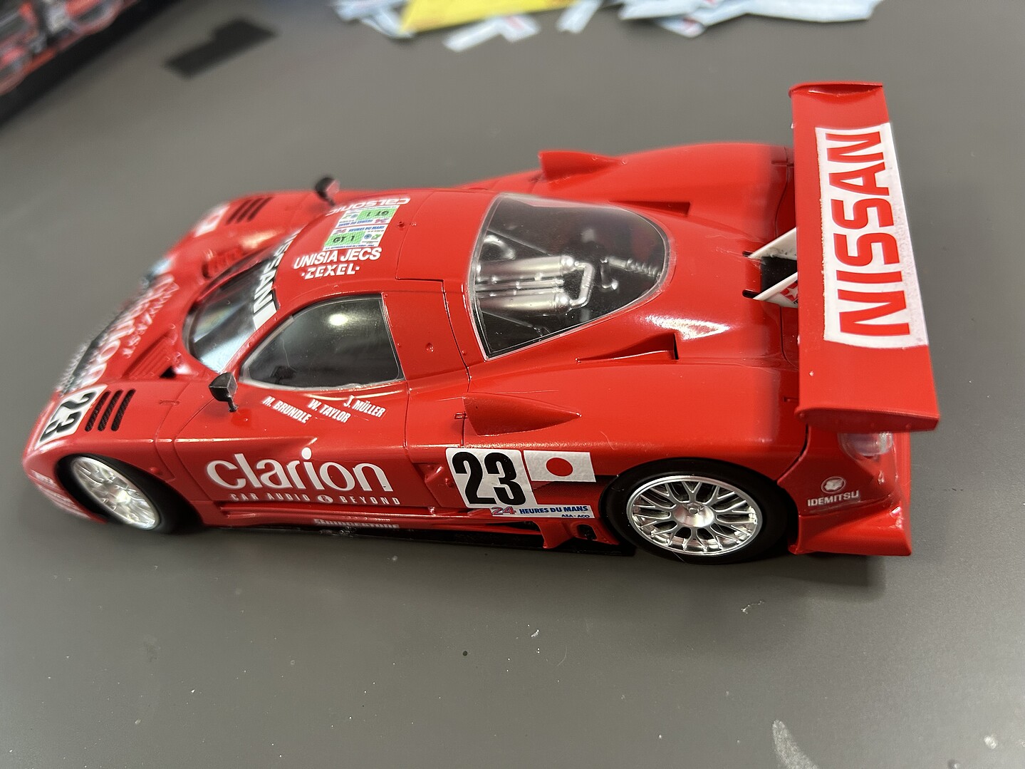 Nissan R390 GT1 Racecar GT1 -- Plastic Model Car Kit -- 1/24 Scale -- #24192 pictures by smiffy93