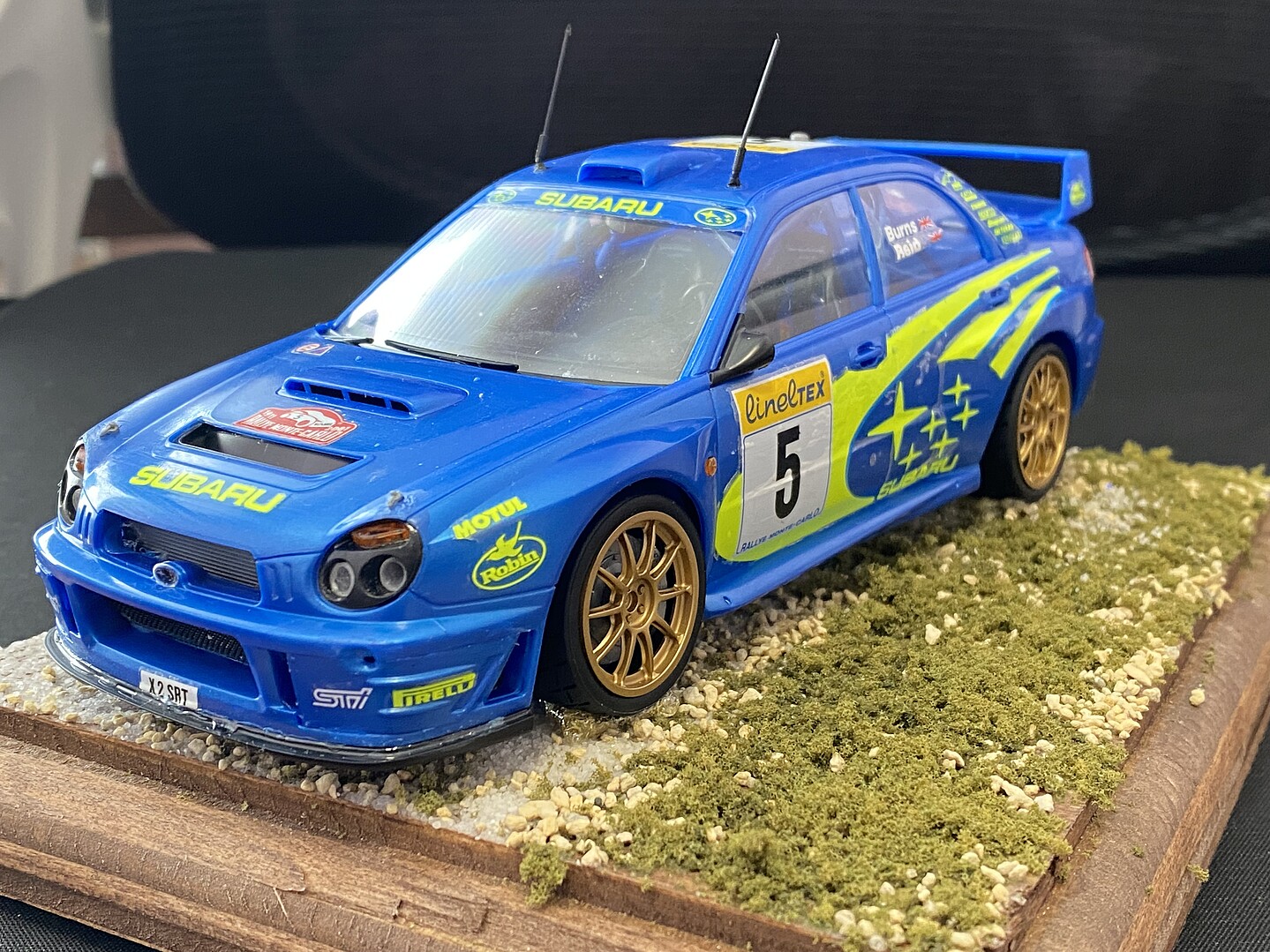 Subaru Impreza WRC Rallycar Racecar -- Plastic Model Car Kit -- 1/24 ...