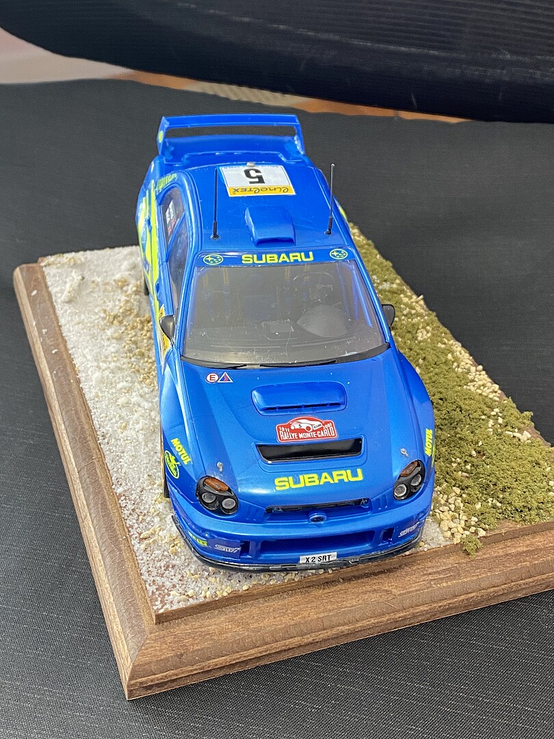 Subaru Impreza WRC Rallycar Racecar -- Plastic Model Car Kit -- 1/24 ...