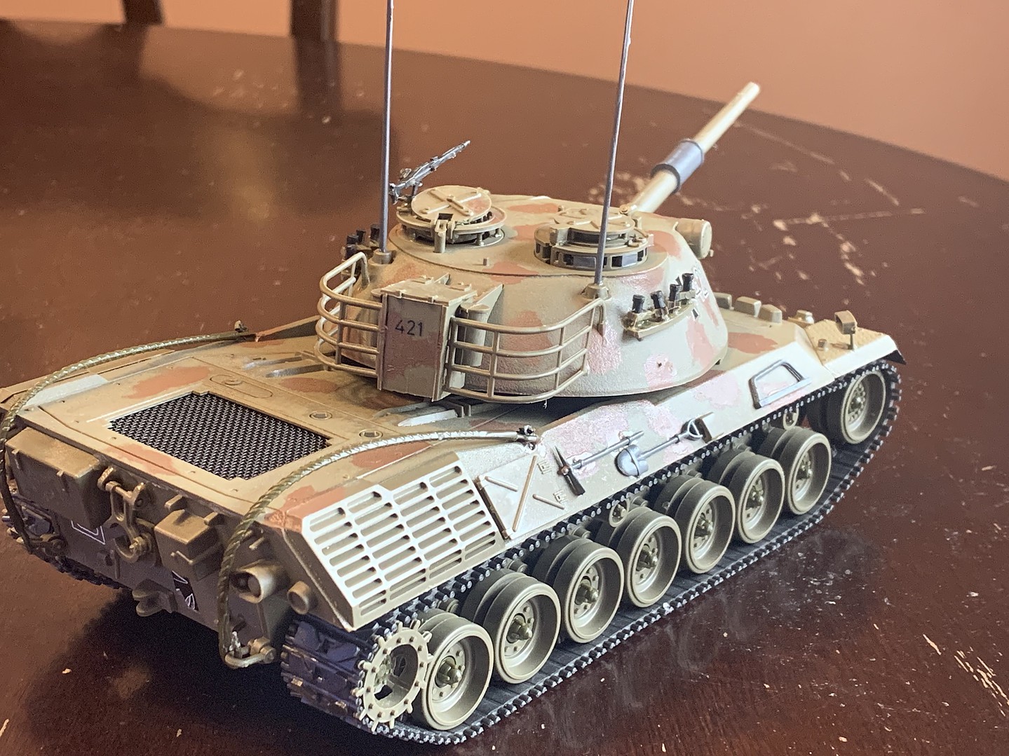 German Leopard Medium Tank -- Plastic Model Military Vehicle Kit -- 1/ ...