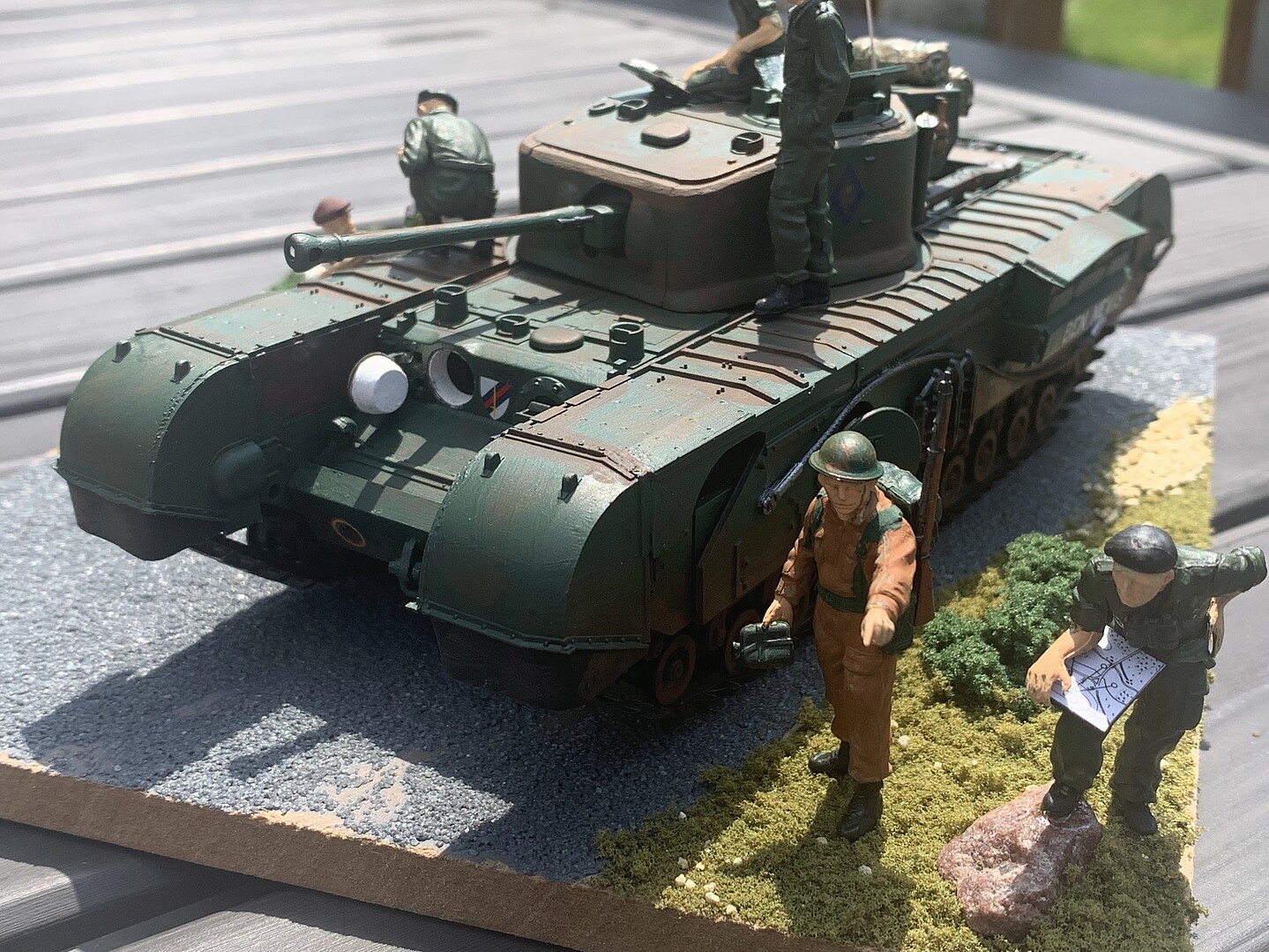 British Infantry Support Tank MK.IV -- Plastic Model Military Vehicle ...
