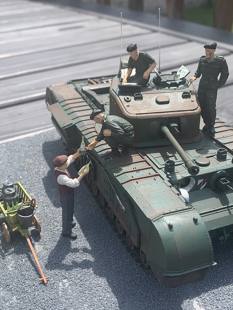 British Infantry Support Tank MK.IV -- Plastic Model Military Vehicle ...