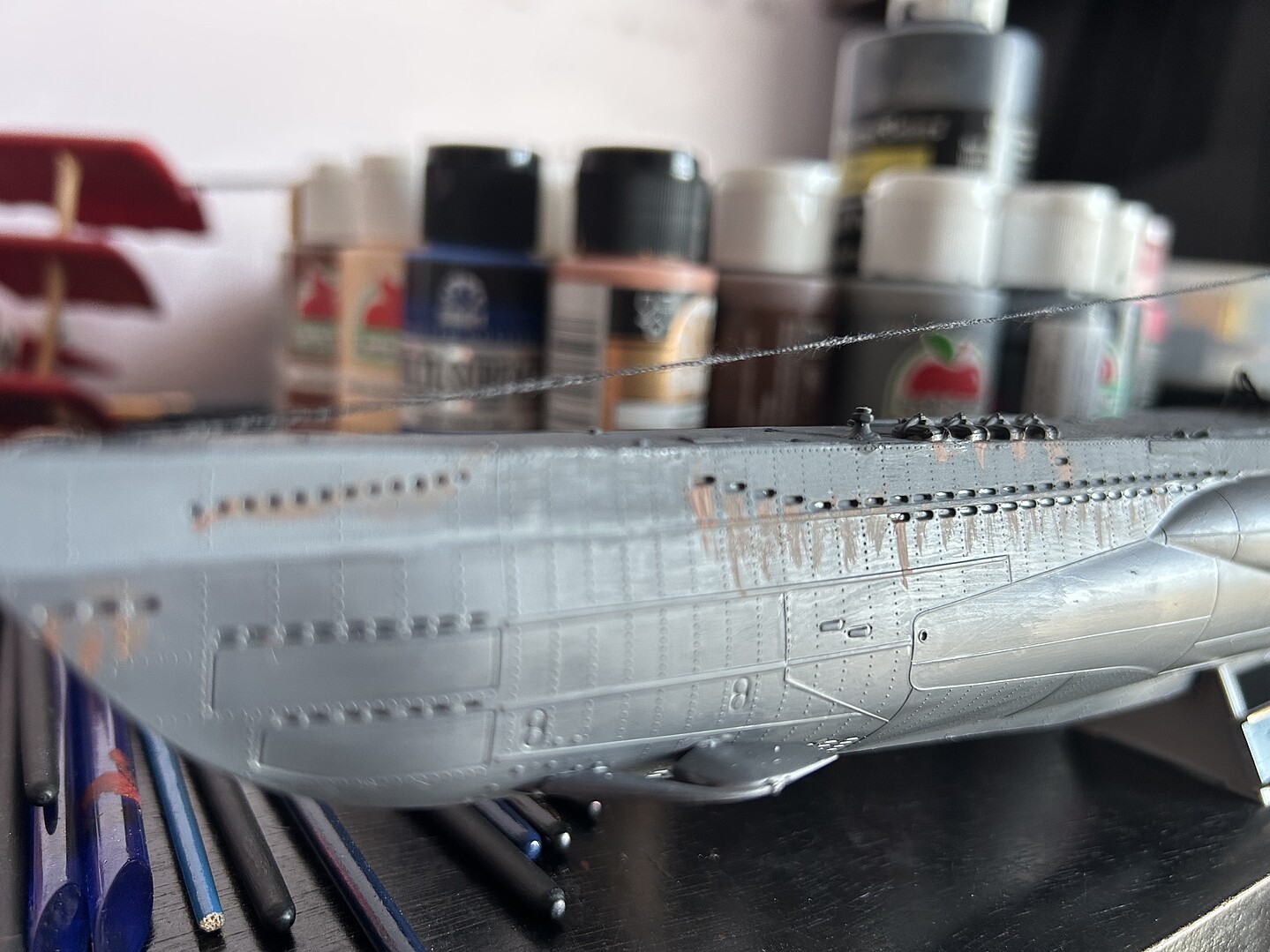 German U-Boat Type VIIC/41 Atlantic Version -- Plastic Model Military ...