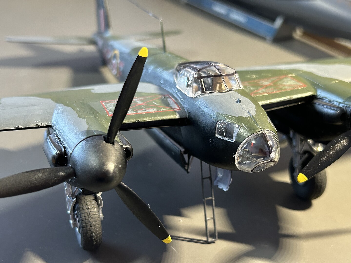 Dehavilland Mosquito VI Combat Aircraft WWII -- Plastic Model Airplane ...