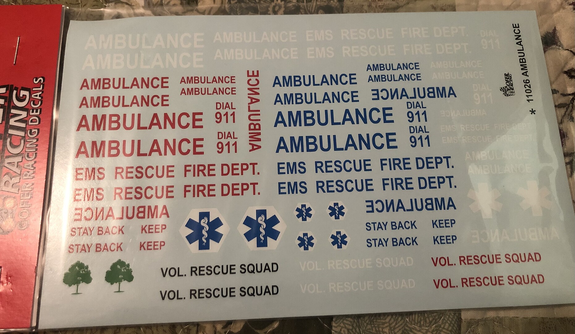 Gallery Pictures Gofer-Racing Ambulance Graphics Plastic Model Vehicle ...