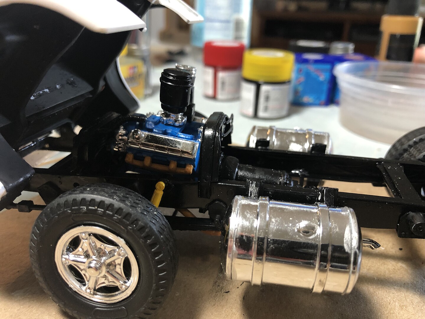 Ford C600 Hostess Truck w/Trailer -- Plastic Model Truck Vehicle Kit ...