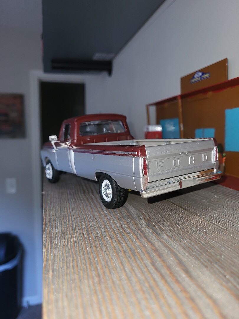 1966 Ford F100 Custom Cab 4x4 Truck (2nd Qtr) -- Plastic Model Vehicle ...