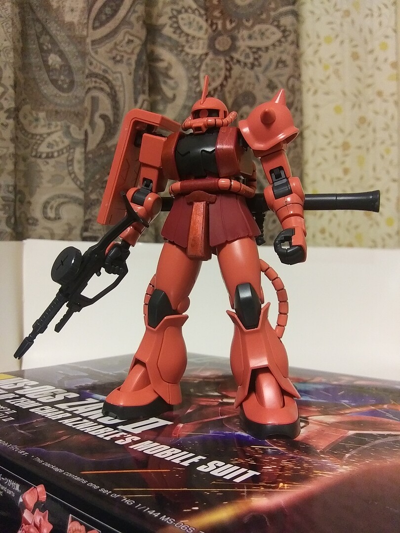 Gallery Pictures Bandai HG Gundam - MS-06S Zaku II Snap Together ...