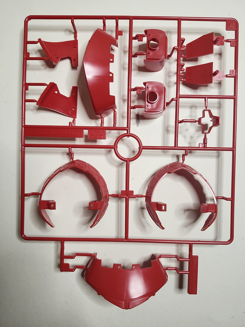 MG Gundam - MS-09R Rick Dom -- Snap Together Plastic Model Figure Kit ...