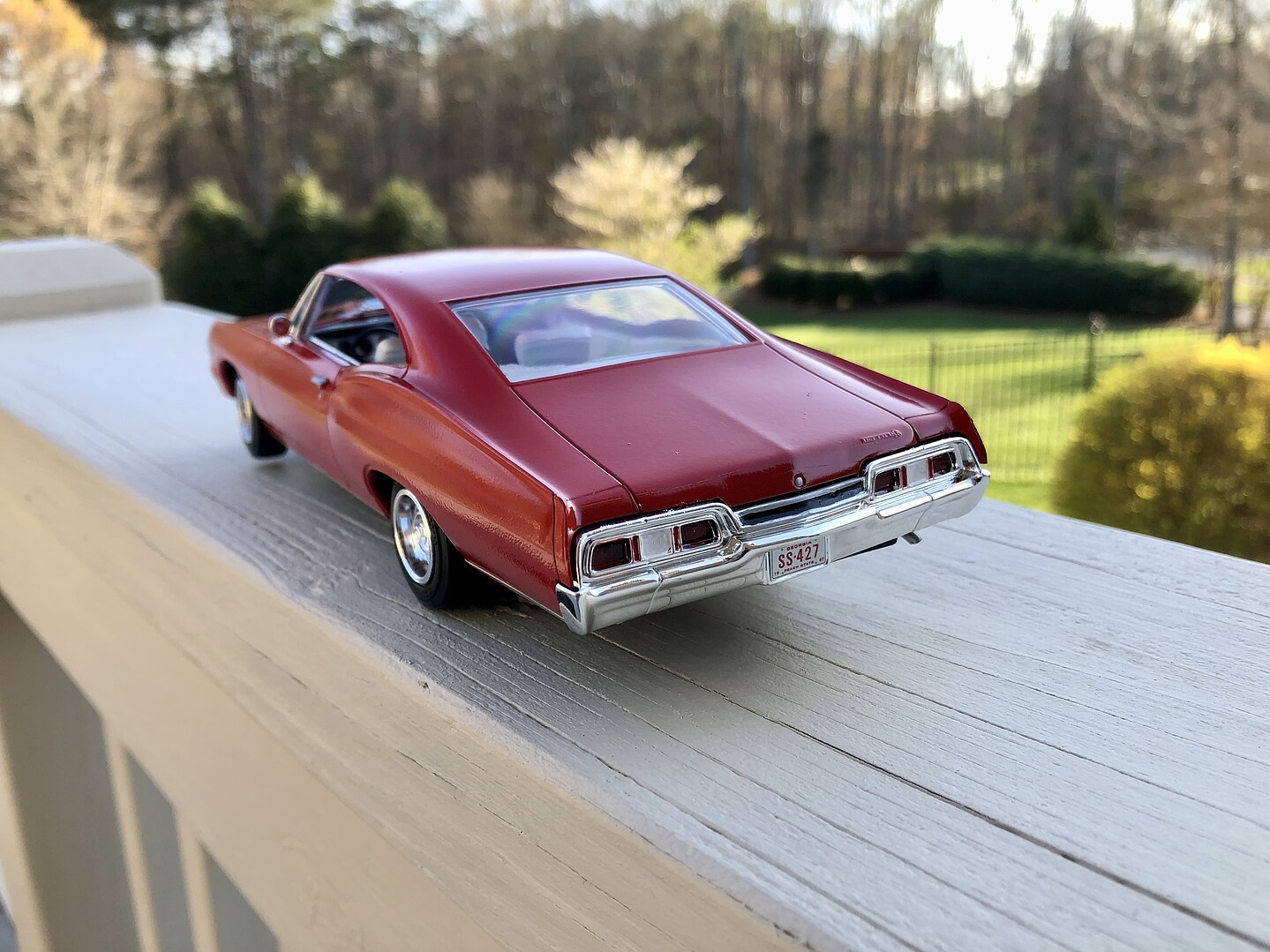 1967 Chevy Impala SS (Stock) -- Plastic Model Car Kit -- 1/25 Scale ...