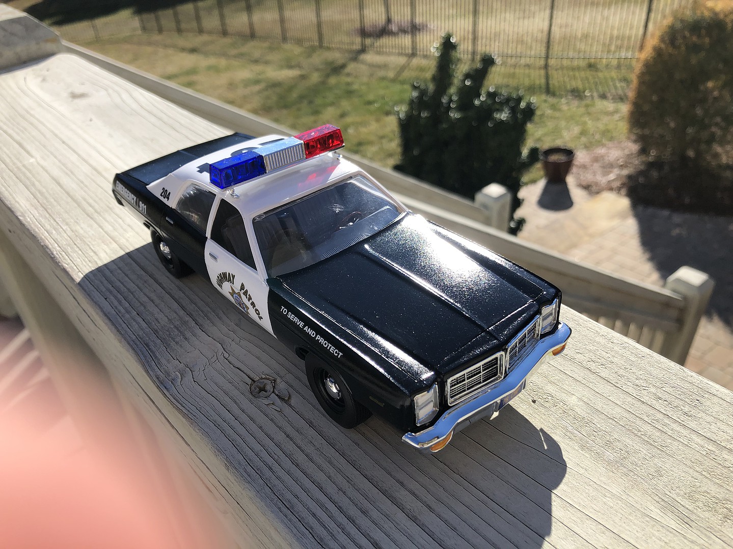 '78 Dodge Monaco CHP Police -- Plastic Model Car Vehicle Kit -- 1/25 ...