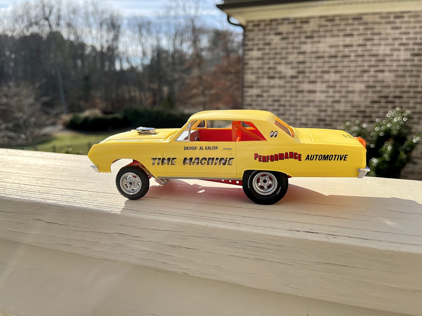 65 Chevy Chevelle AWB Time Machine Funny Car -- Plastic Model Car ...