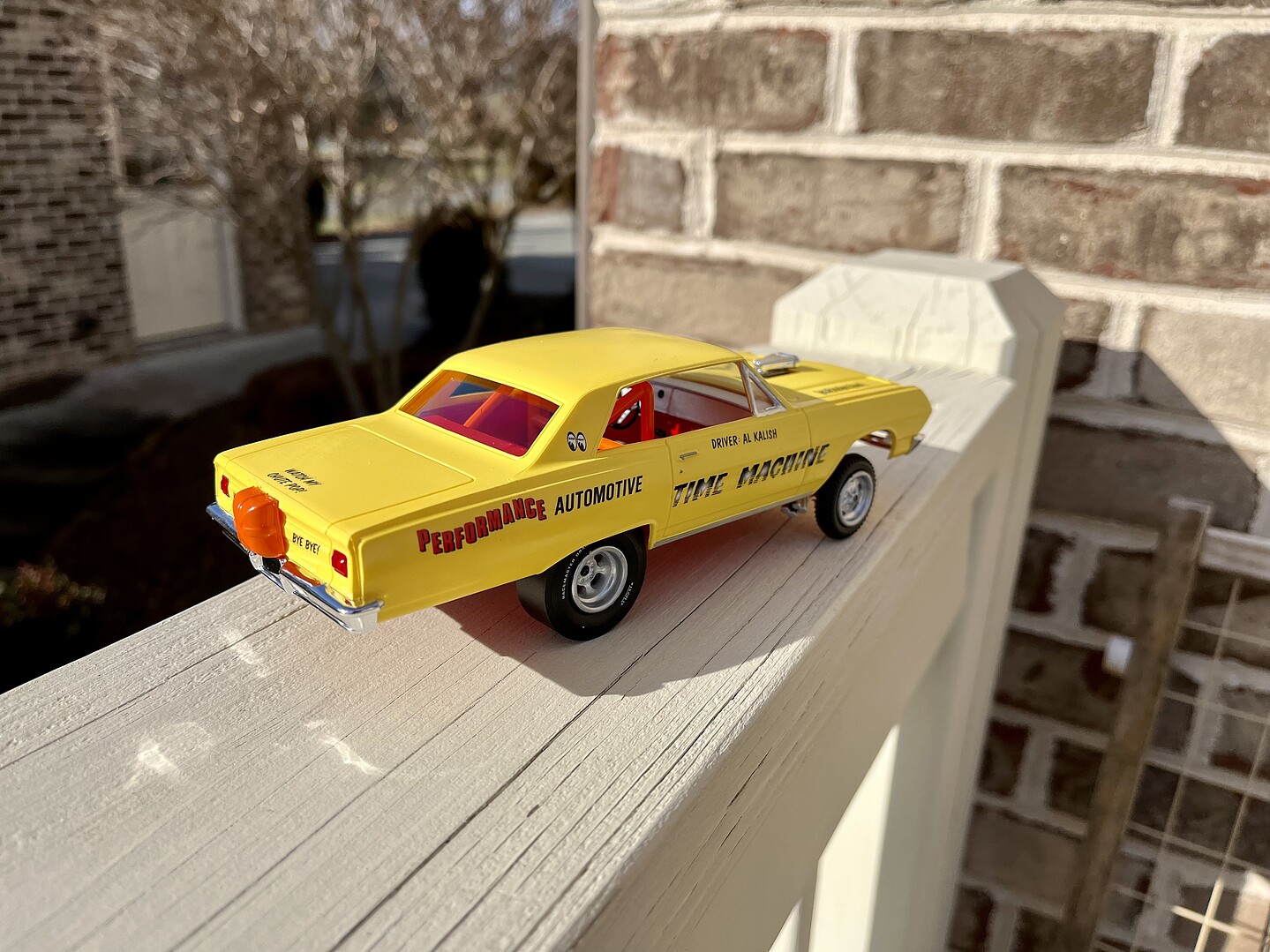 65 Chevy Chevelle AWB Time Machine Funny Car -- Plastic Model Car ...