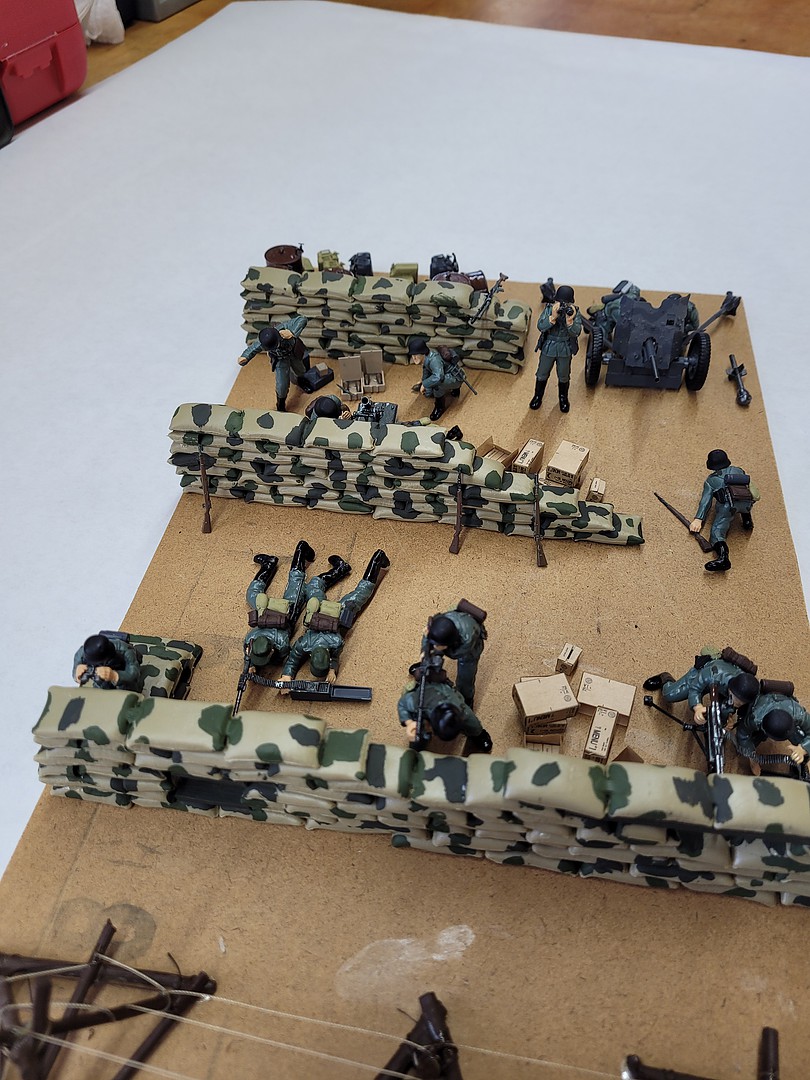 Sand Bag Set -- Plastic Model Military Diorama Kit -- 1/35 Scale ...