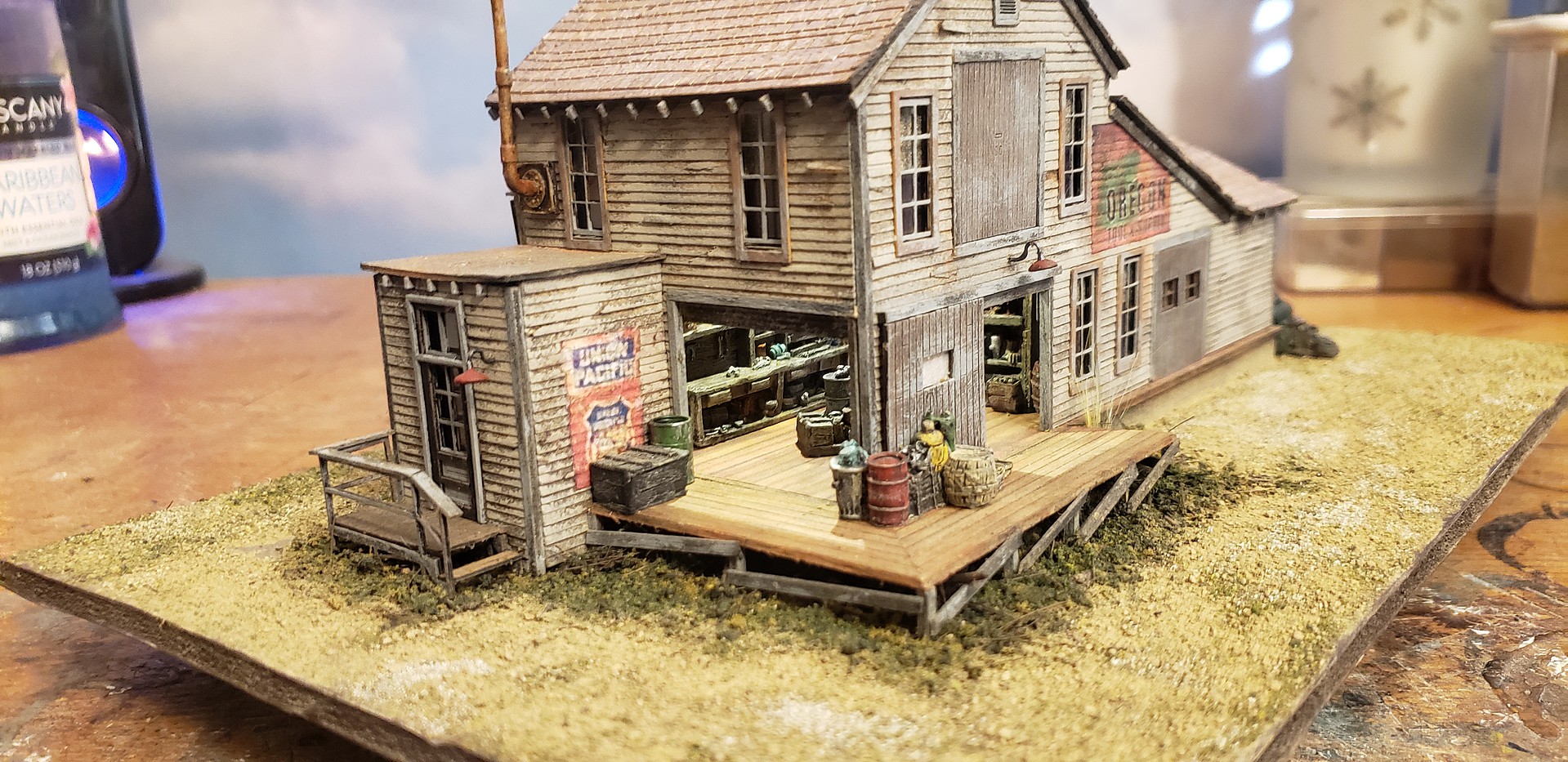 Old Dominion Broom Company Kit -- HO Scale Model Railroad Building ...