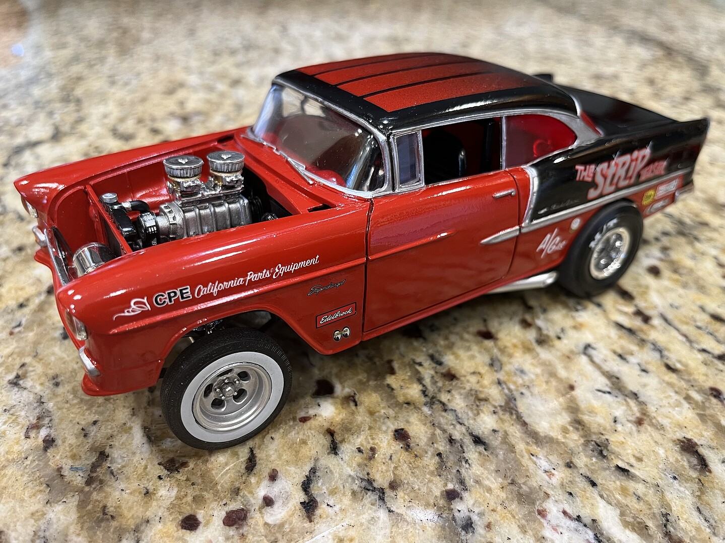 '55 Chevy Bel Air Street Machin 2 in 1 -- Plastic Model Car Kit -- 1/24 ...