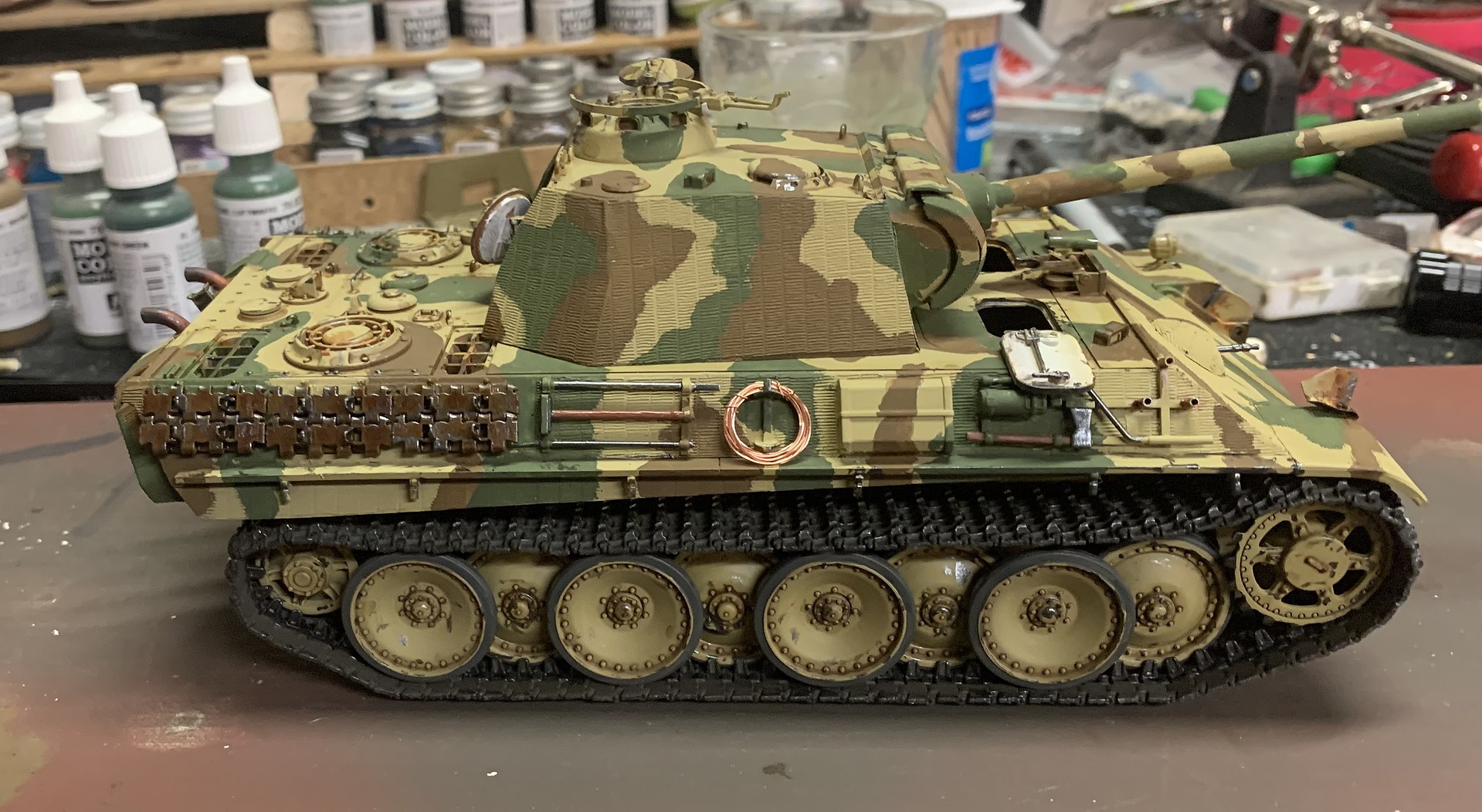 Panther Type G Early Tank -- Plastic Model Military Vehicle Kit -- 1/35 ...