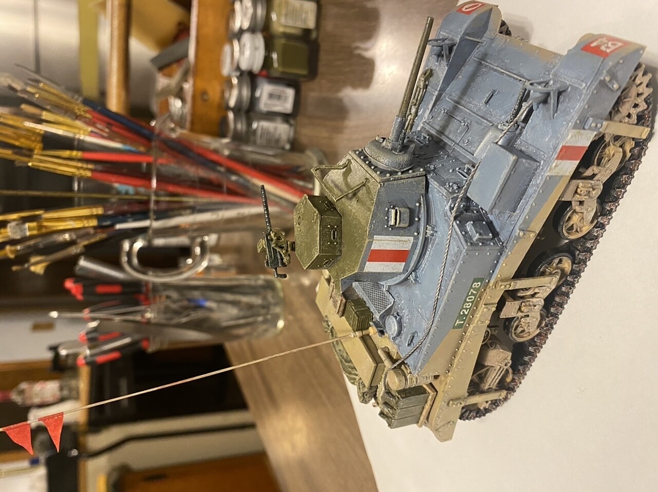 British M3 Stuart Honey Tank -- Plastic Model Military Vehicle Kit -- 1 ...