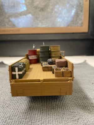 German 3Ton 4x2 Cargo Truck -- Plastic Model Military Vehicle Kit -- 1/ ...