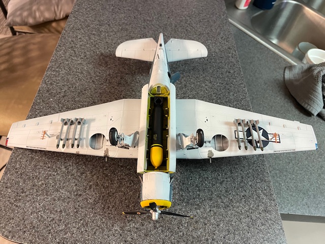 TBM-3 Avenger Bunker Hill -- Plastic Model Airplane Kit -- 1/48 Scale ...