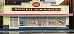 Imex Supermarket Assembled Perma-Scene HO Scale Model Railroad Building ...
