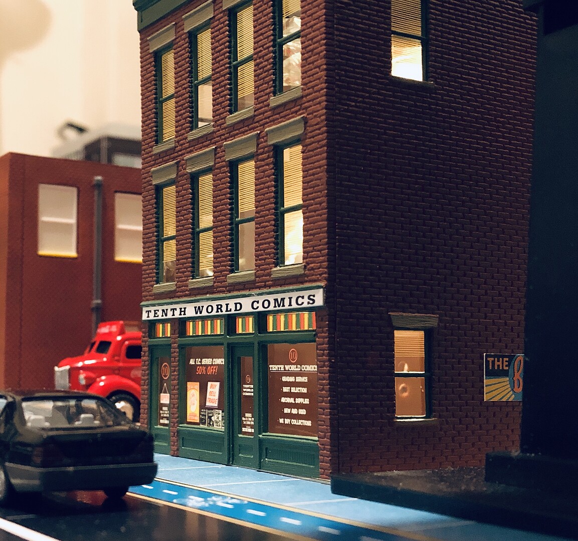 10th World Comics Assembled -- Model Railroad Building -- HO Scale ...