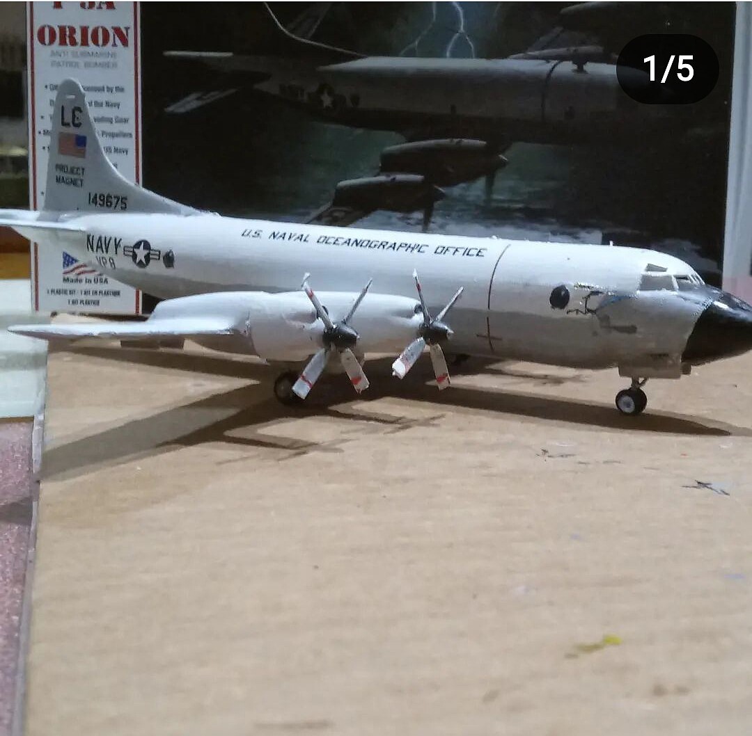 P-3A Orion Aircraft -- Plastic Model Airplane -- 1/115 Scale -- #163 ...