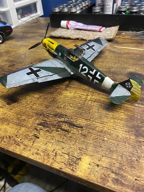 Messerschmitt Bf109E-4/7 Tropical Fighter WWII -- Plastic Model ...
