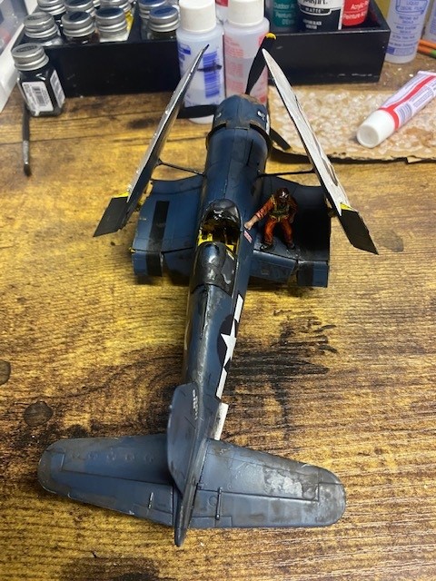 Vought F4U-1A Corsair Fighter Aircraft -- Plastic Model Airplane Kit ...