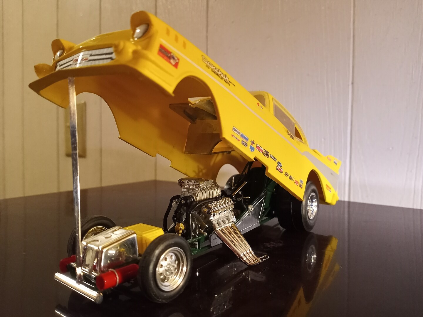 Tom ''Mongoose'' McEwen 1957 Chevy Funny Car -- Plastic Model Car Kit ...