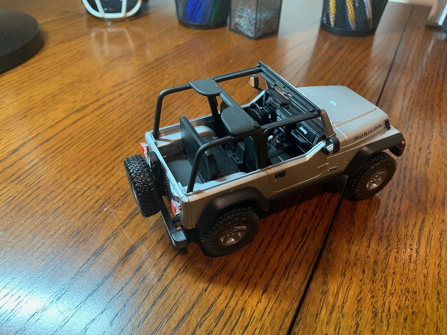 Jeep Wrangler Rubicon -- Plastic Model Jeep Kit -- 1/25 Scale -- #4501 ...