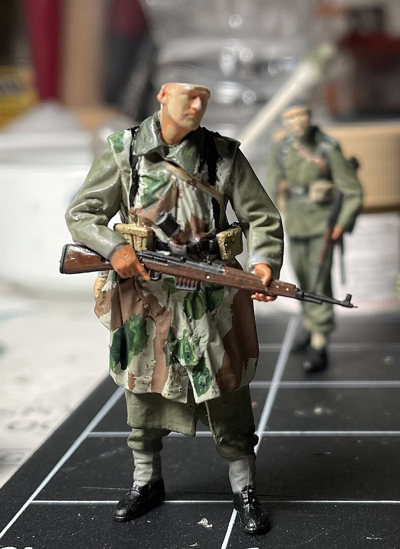 German Infantry Set WWII -- Plastic Model Figures -- 1-35 Scale ...